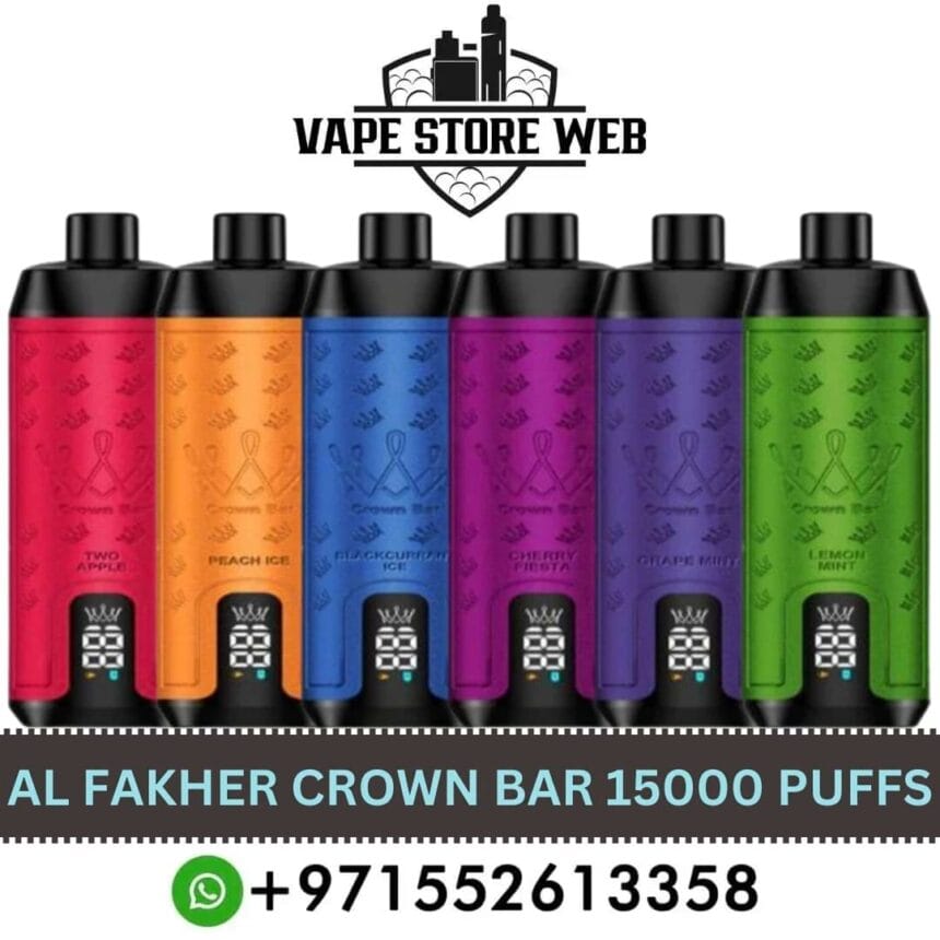 AL FAKHER Crown Bar 15000 Puffs Disposable Vape in Dubai