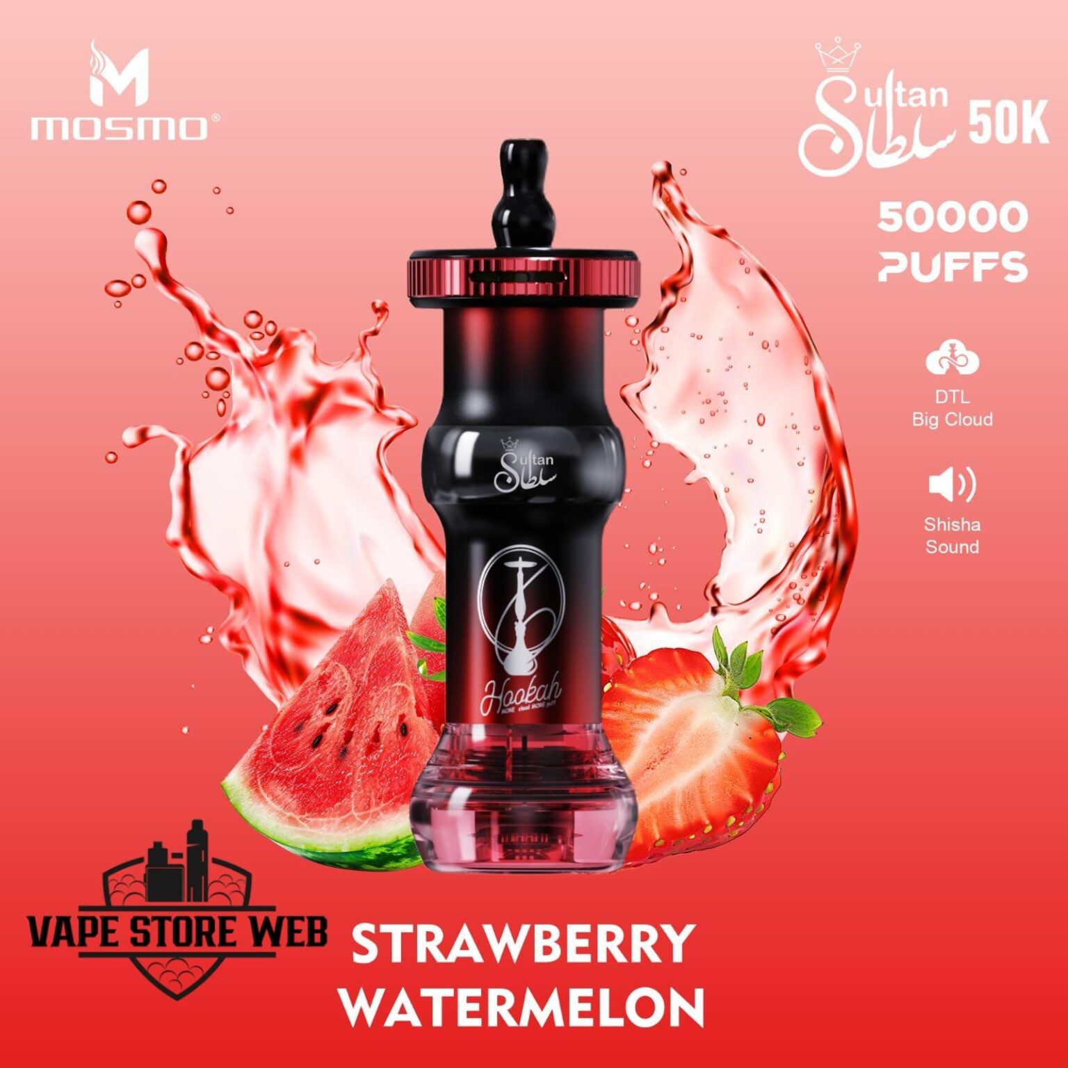 Mosmo Sultan 50K Puffs Disposable Vape – Shisha Style Luxury Vaping in ...